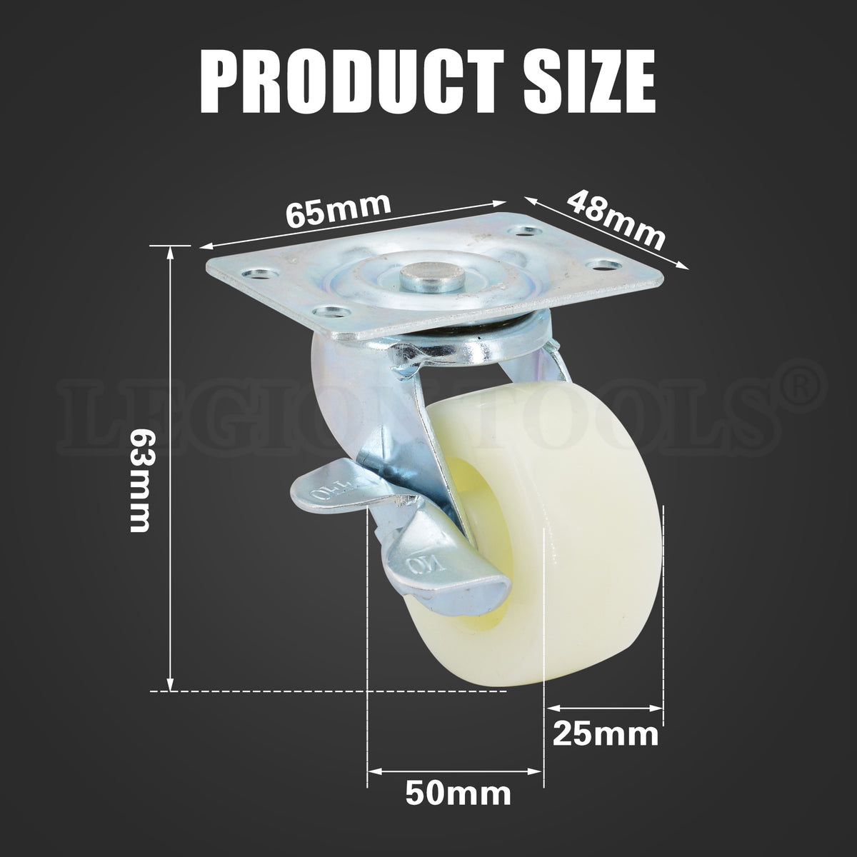 2" Castor Wheel With Brake Caster Wheel – Legion Warehouse