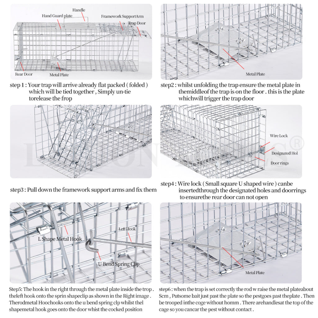 Animal Trap Cage Humane Possum Feral Cage – Legion Warehouse
