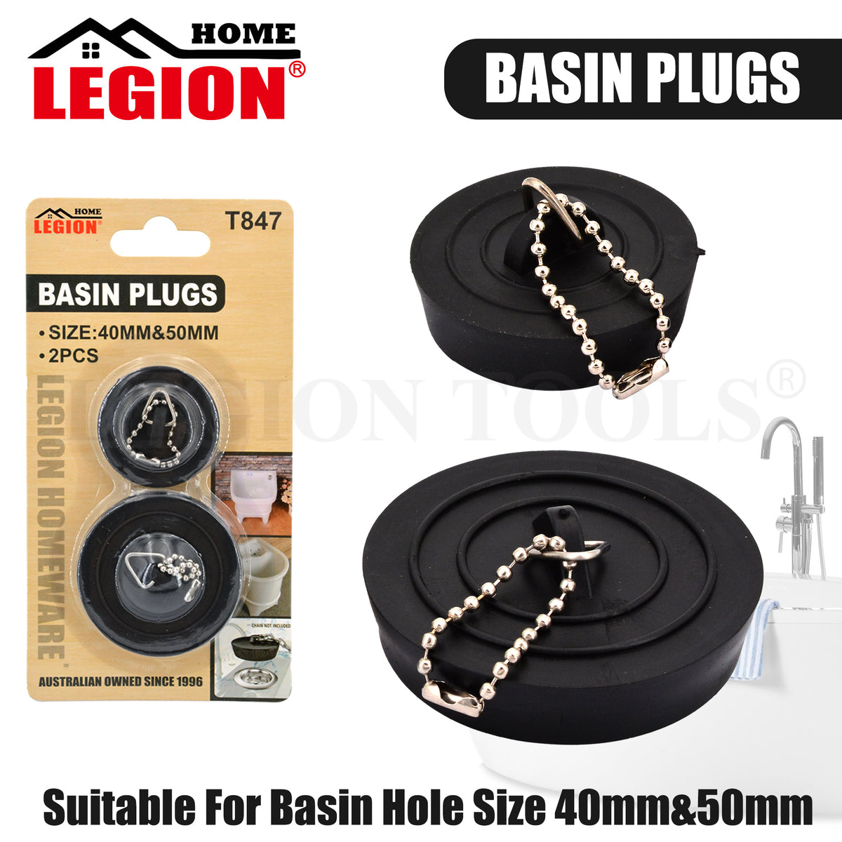 Rubber Basin Plug – Legion Warehouse