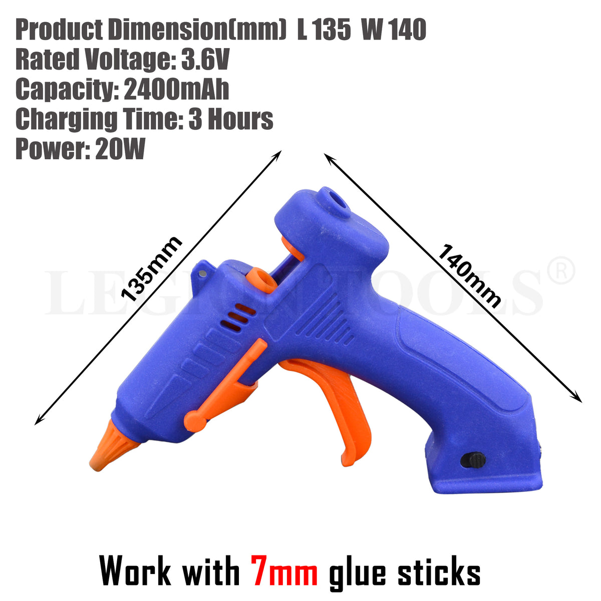 Cordless Hot Melt Glue Gun Set – Legion Warehouse