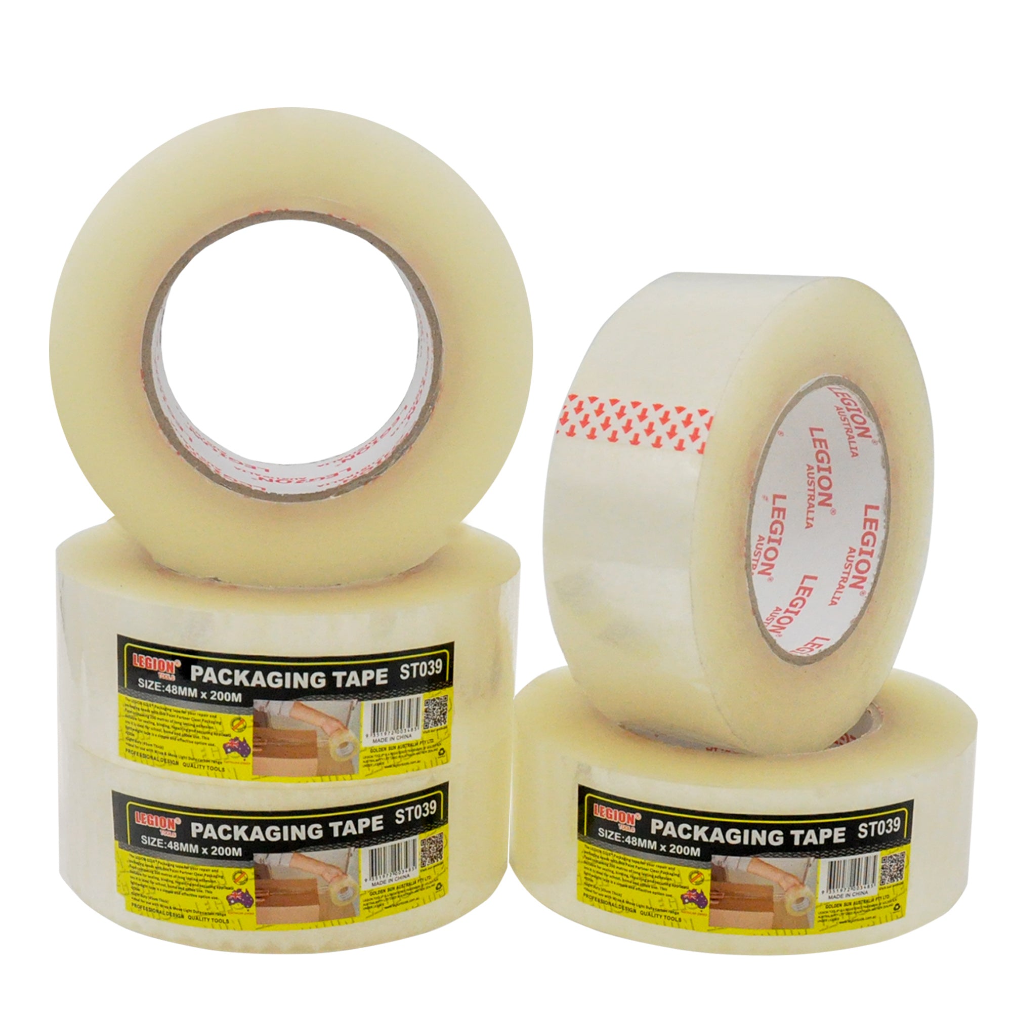 Clear Packing Tape Super Long 48mm×200m – Legion Warehouse