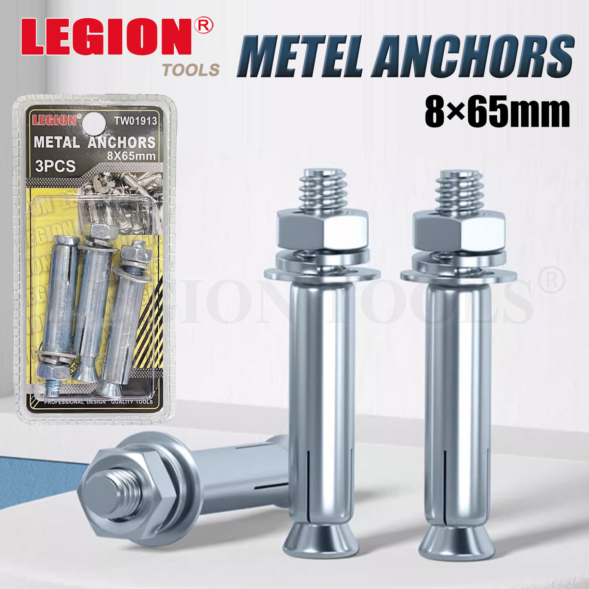 Sleeve Anchor Wall Bolt Concrete – Legion Warehouse