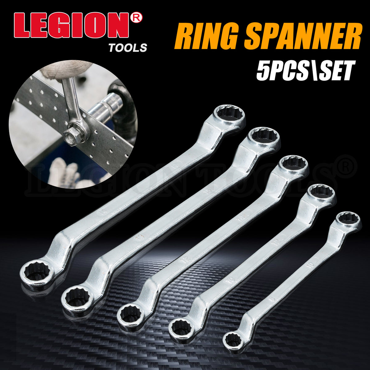 Double Offset Ring Spanner Wrench Set – Legion Warehouse