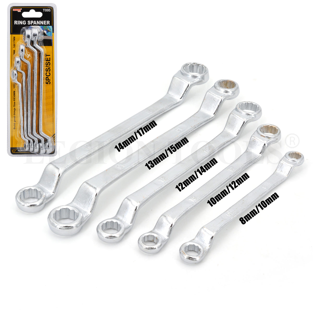 Double Offset Ring Spanner Wrench Set – Legion Warehouse