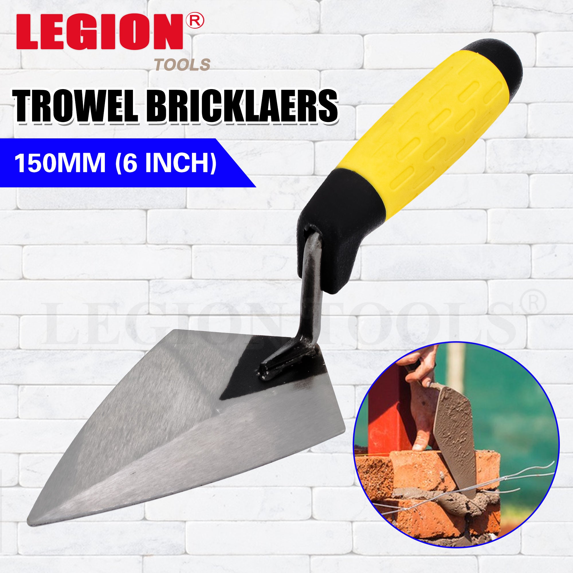 Bricklayers Concreters Trowel 6 inch – Legion Warehouse