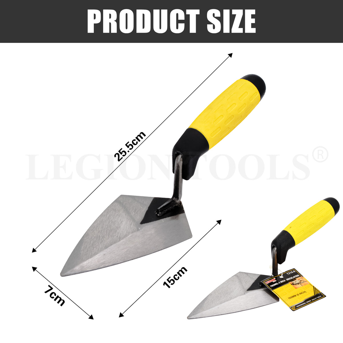 Bricklayers Concreters Trowel 6 inch – Legion Warehouse