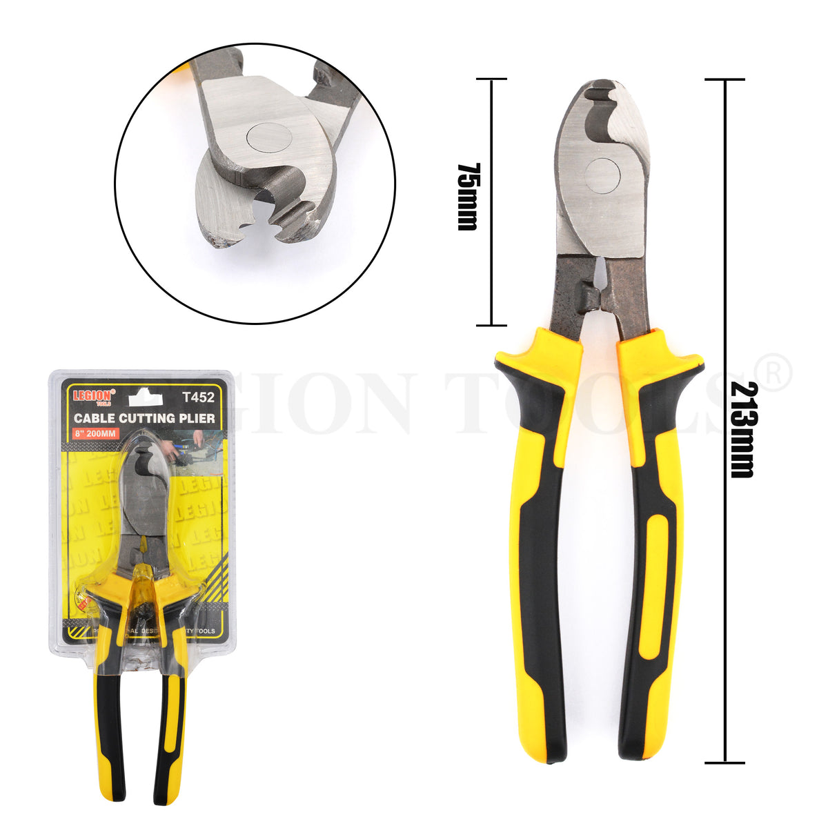 8" Electrical Cable Cutters Wire Cutting Plier – Legion Warehouse