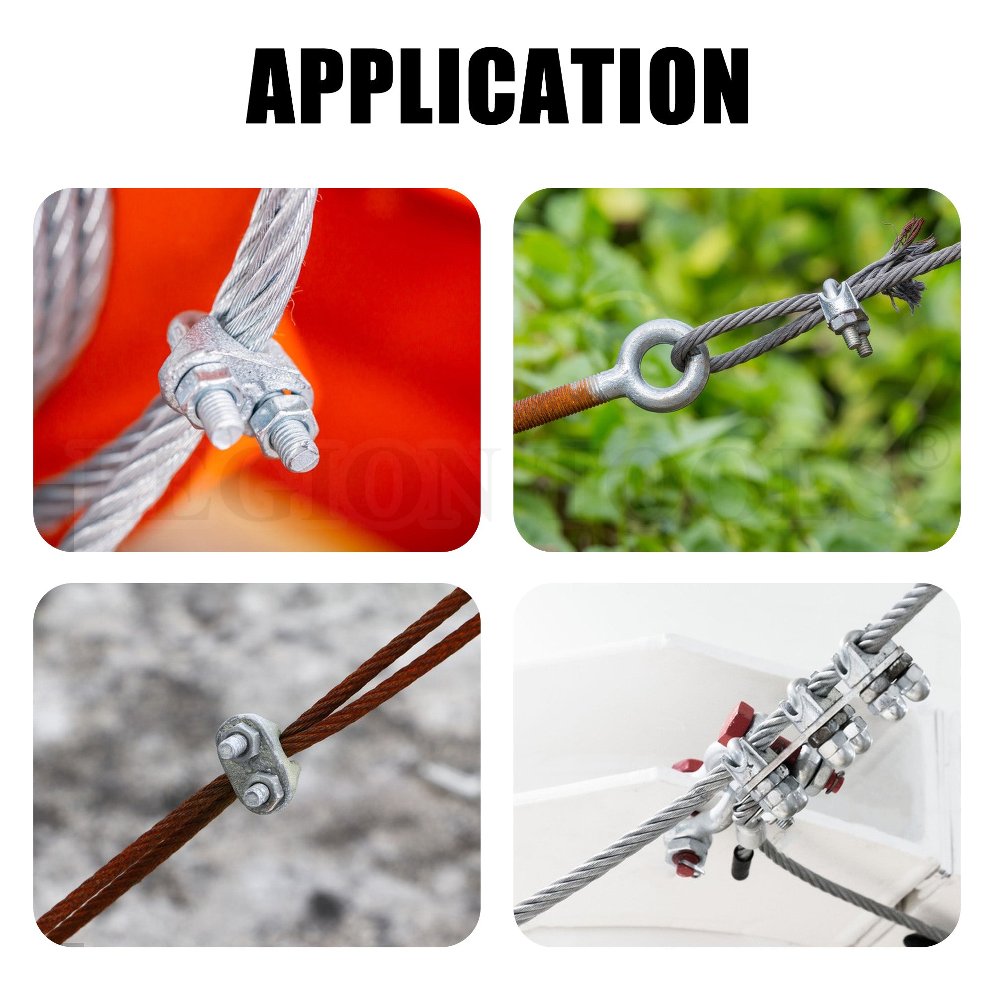 Steel Wire Rope Clip – Legion Warehouse