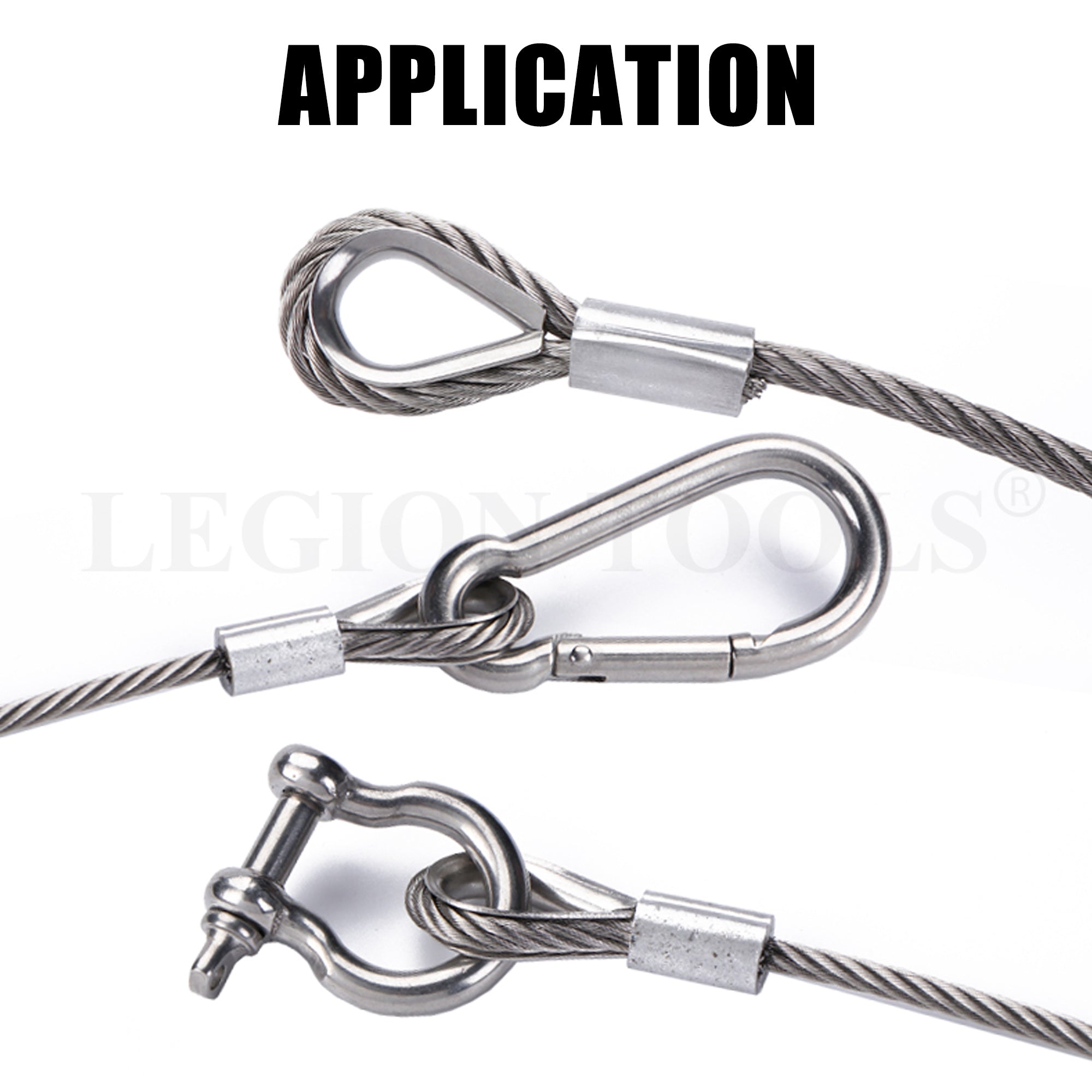 Steel Rope Thimble 6MM/8MM – Legion Warehouse