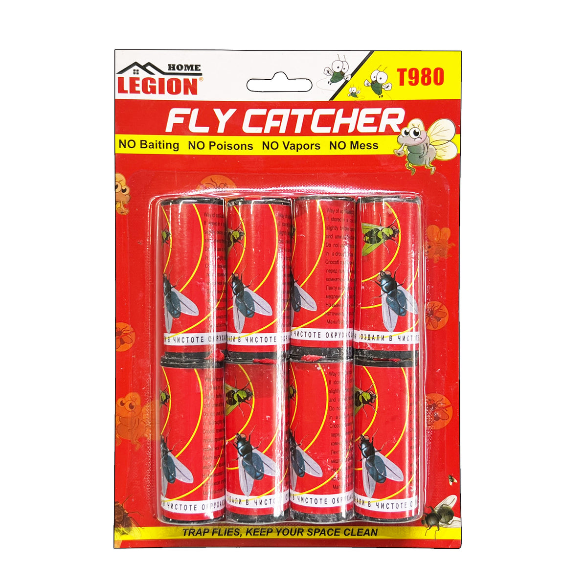 Sticky Fly Trap Paper Strip Insect Bug Catcher – Legion Warehouse