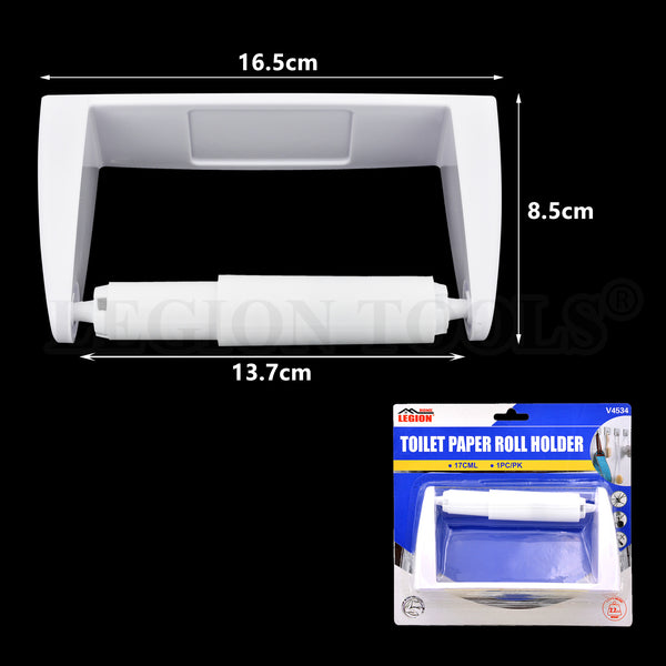 Toilet Paper Roll Holder Rack Rail Tissue Storage Paper Towel Rail Wall ...