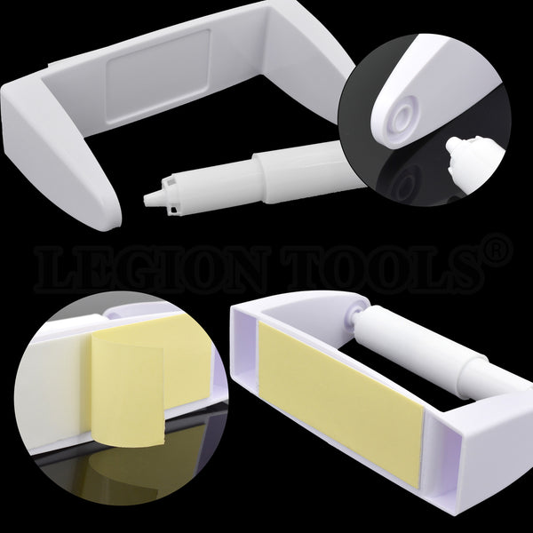 Toilet Paper Roll Holder Rack Rail Tissue Storage Paper Towel Rail Wall ...