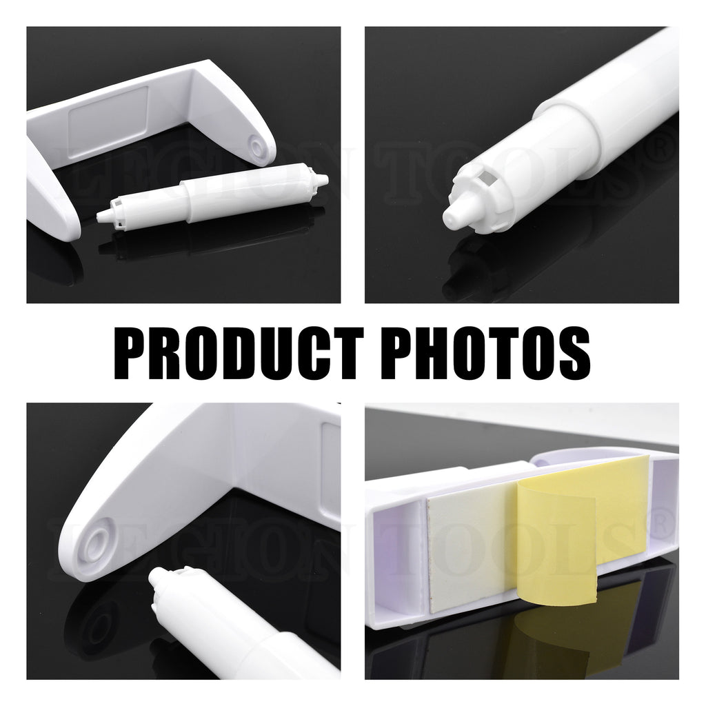 Toilet Paper Roll Holder Rack Rail Tissue Storage Paper Towel Rail Wall ...