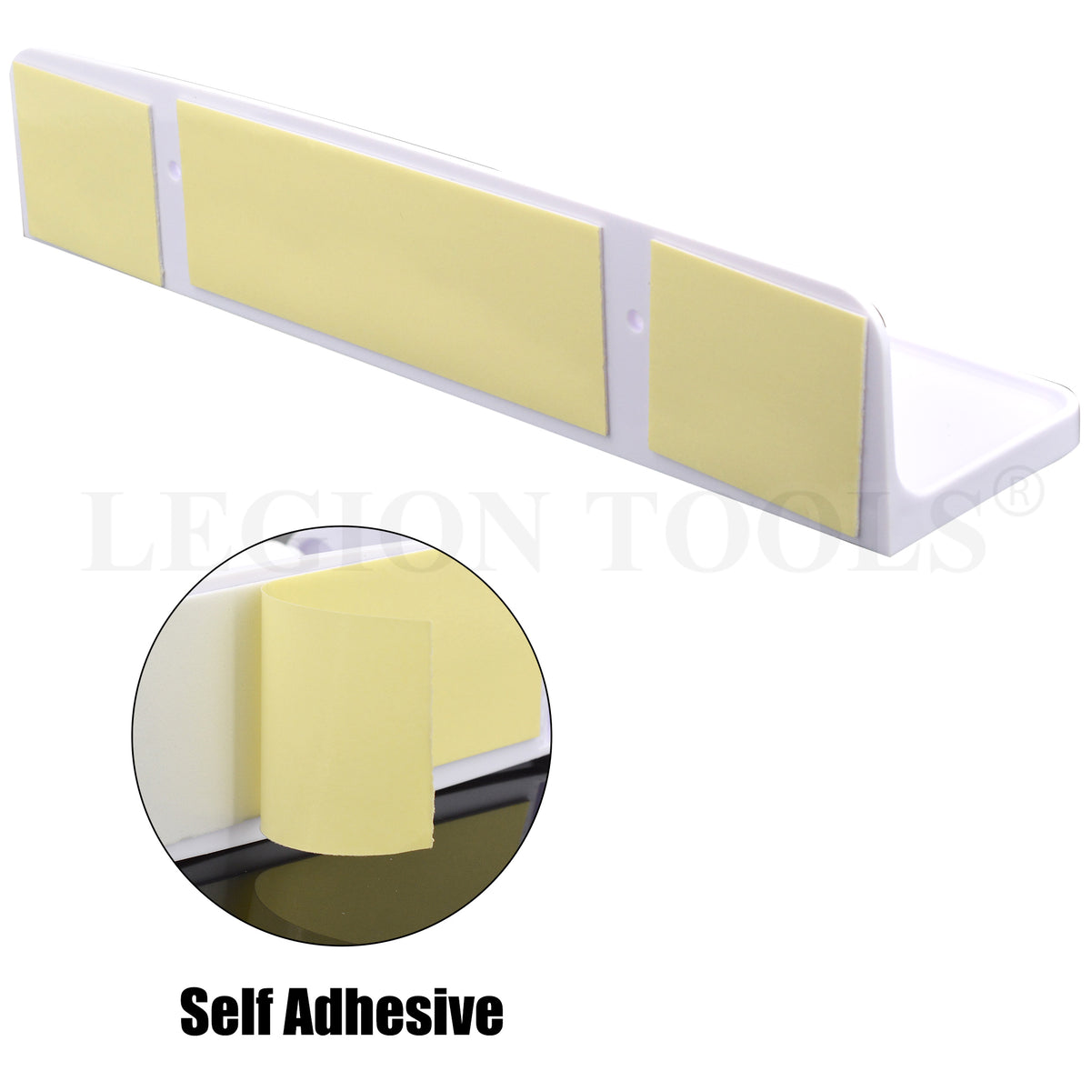 Self Adhesive Works Shelf Wall Mounted Shelf – Legion Warehouse