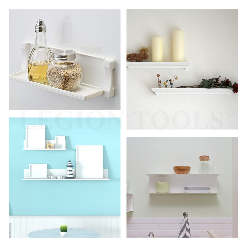 Self Adhesive Works Shelf Wall Mounted Shelf – Legion Warehouse