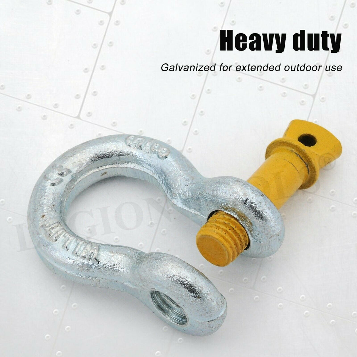 Galvanised Bow Shackle 8 × 8mm 8PCS – Legion Warehouse