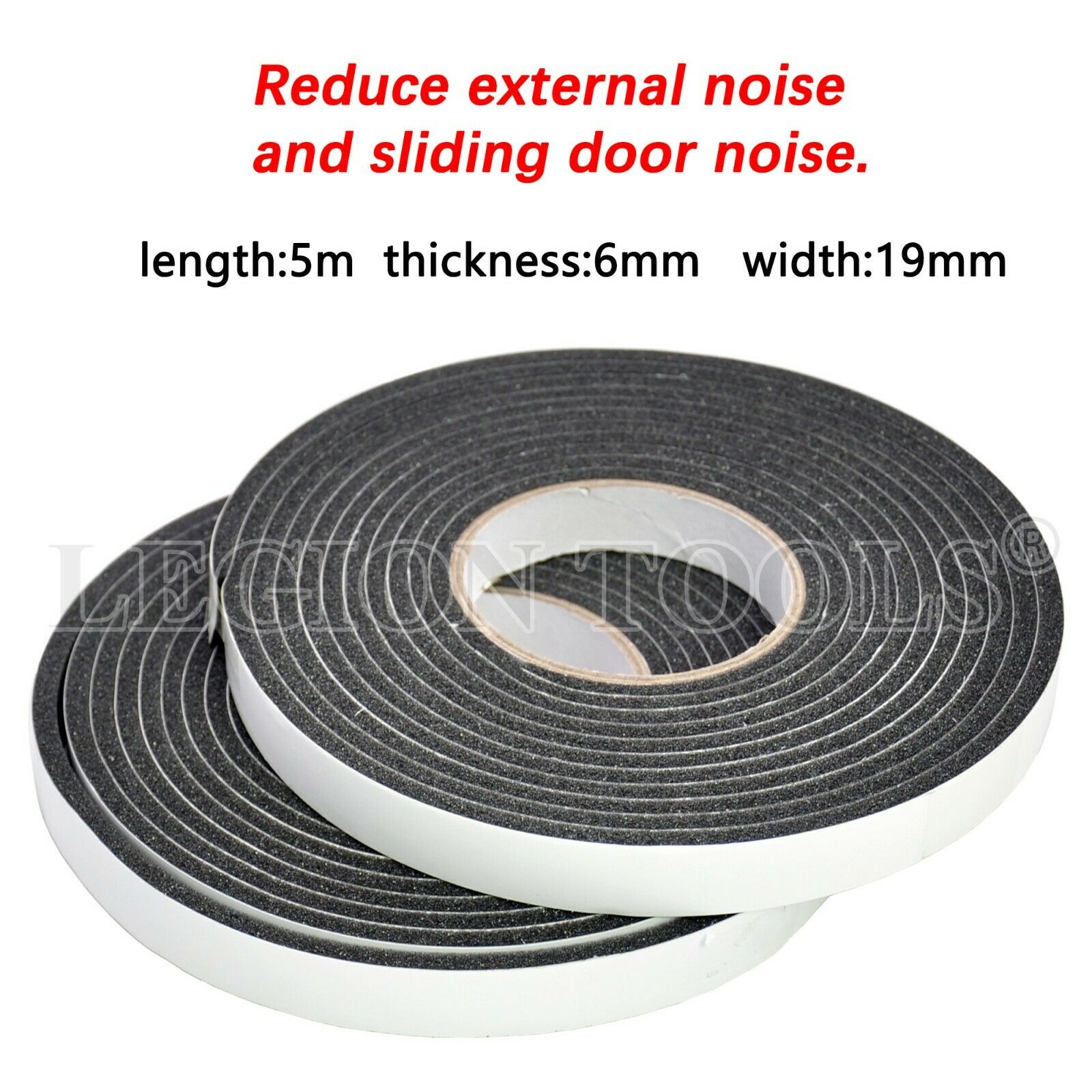 Self Adhesive Weather Seal 6MM x 9MM x 5M – Legion Warehouse