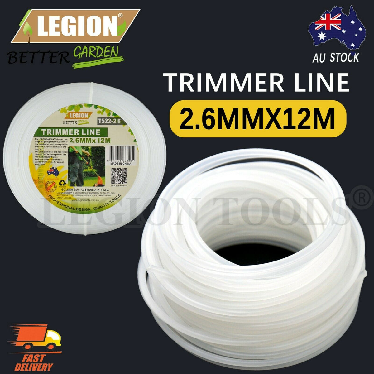 Trimmer Line 2.6MM x 12M – Legion Warehouse