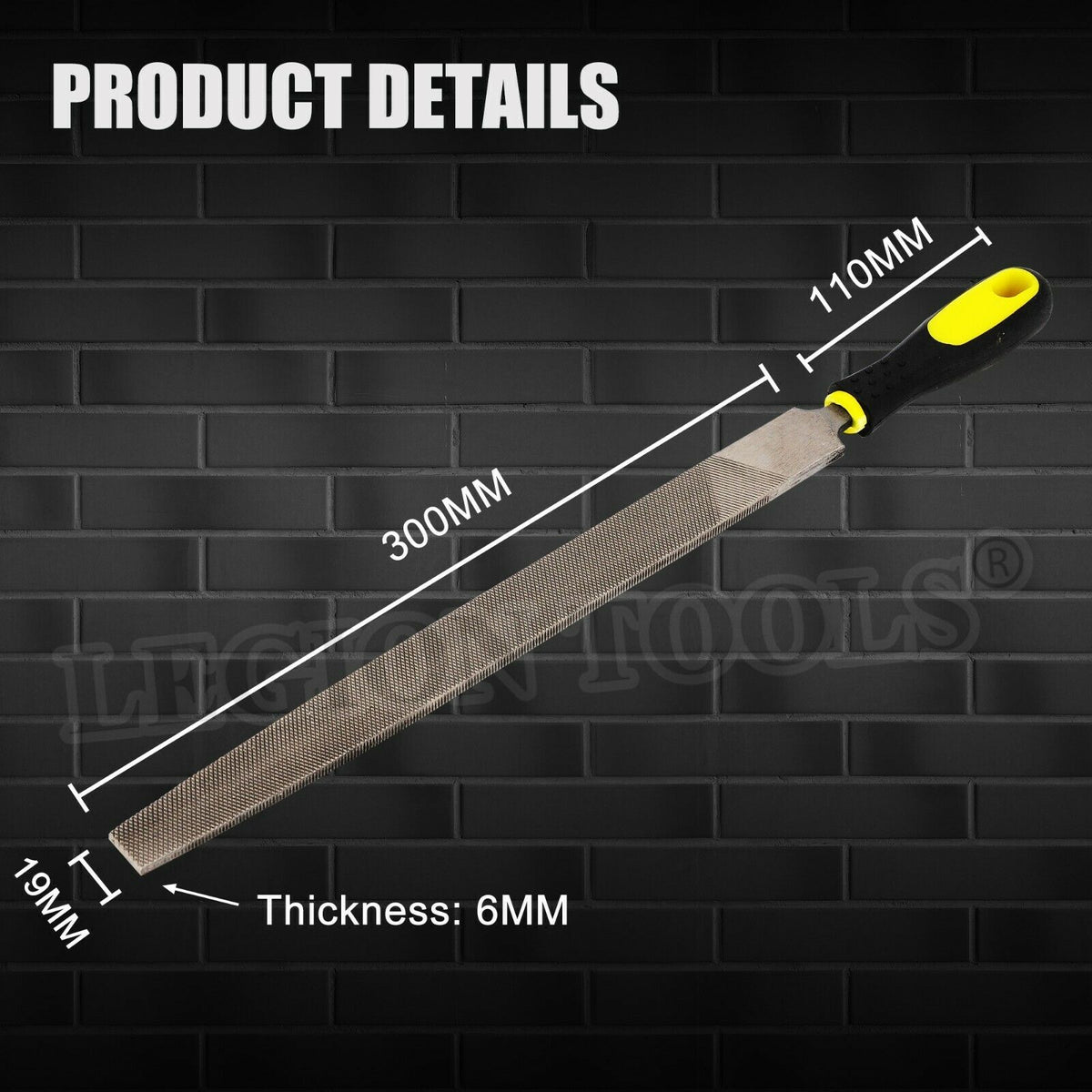 Flat Steel File 12" 300mm – Legion Warehouse