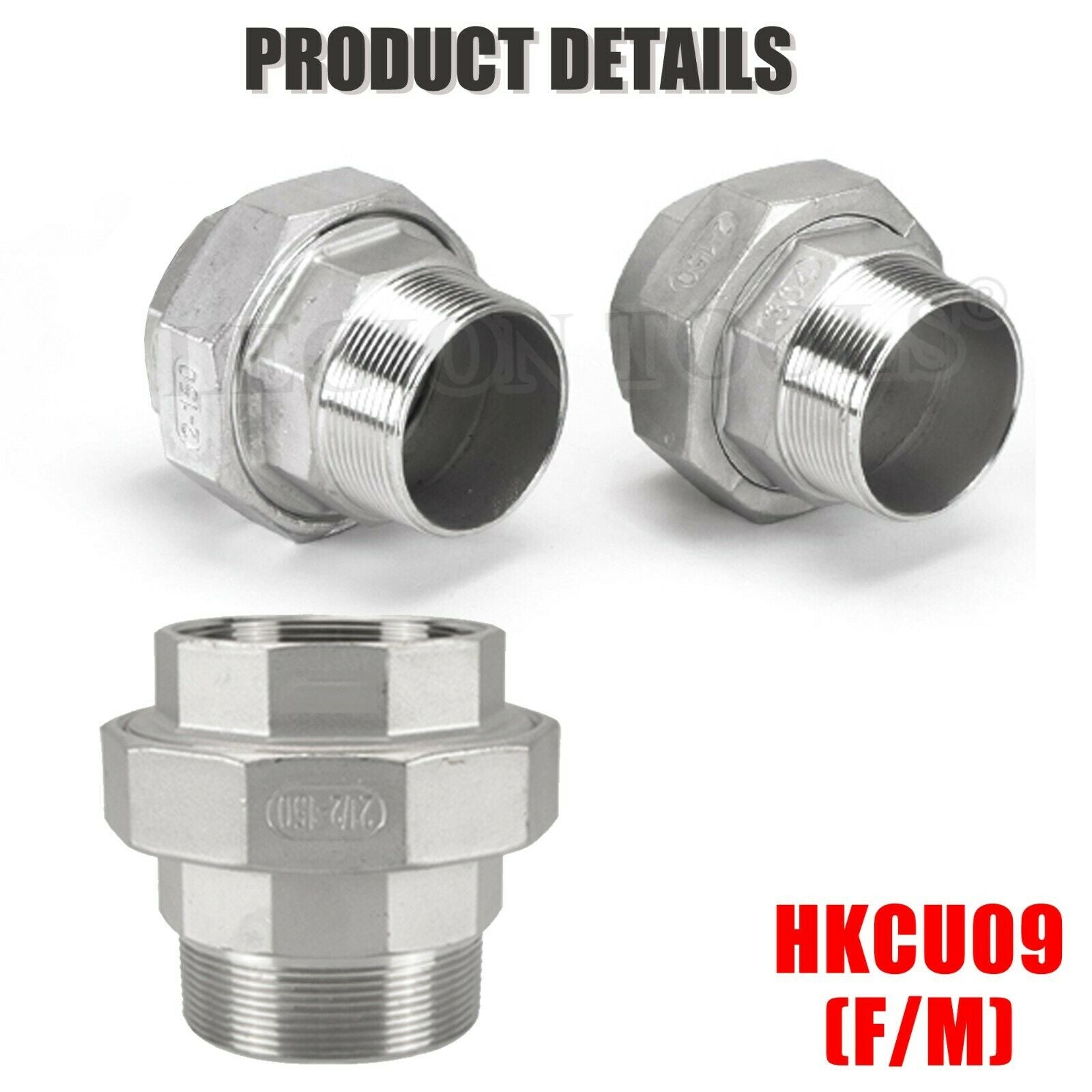 Stainless Steel Pipe Union 12 Sizes | ARITA – Legion Warehouse