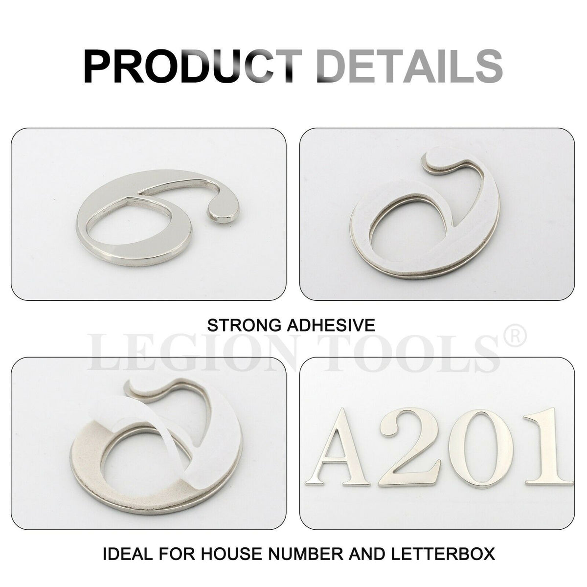 Zinc Alloy House Number 50mm – Legion Warehouse