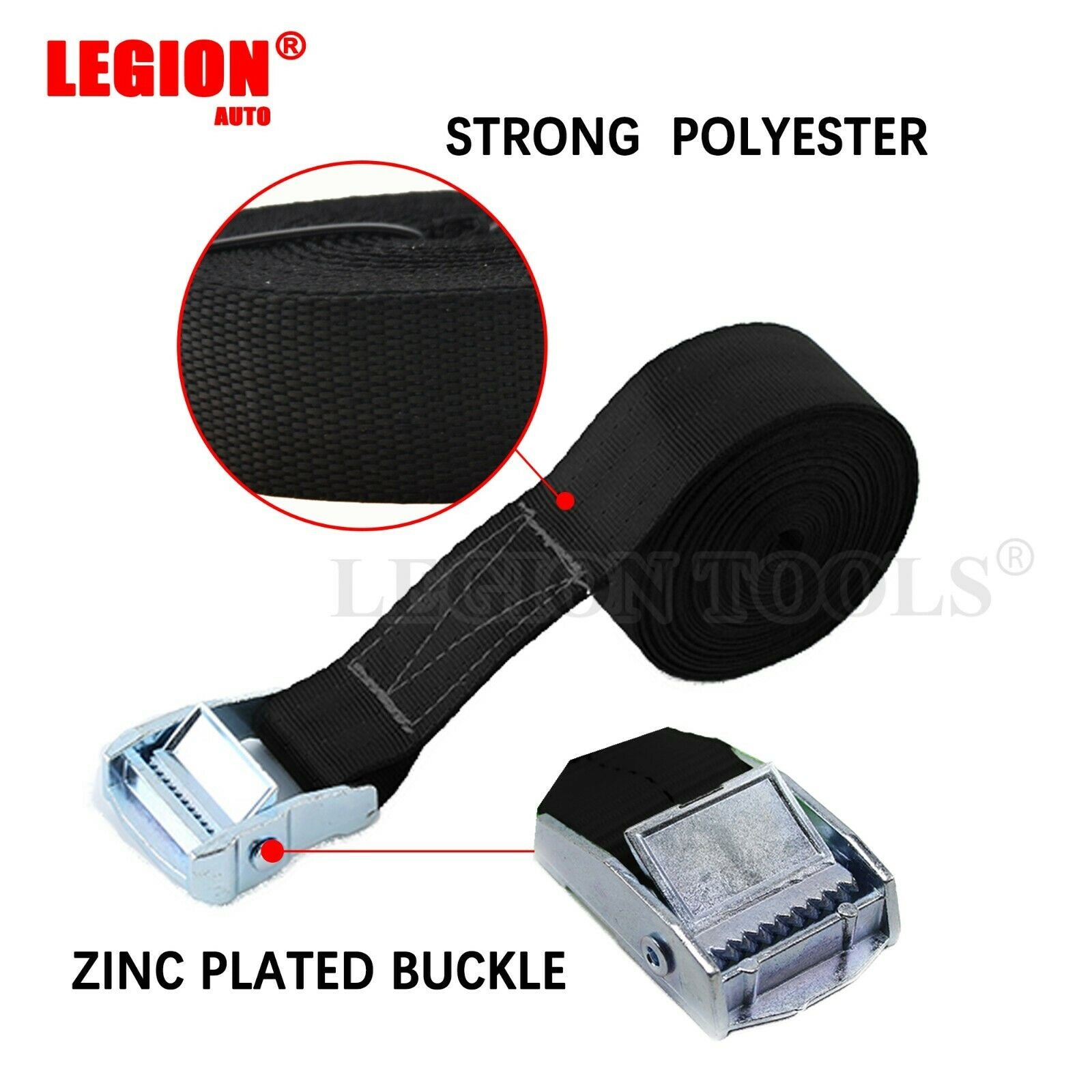 Pull Tie Down Strap 25mm X 5M – Legion Warehouse