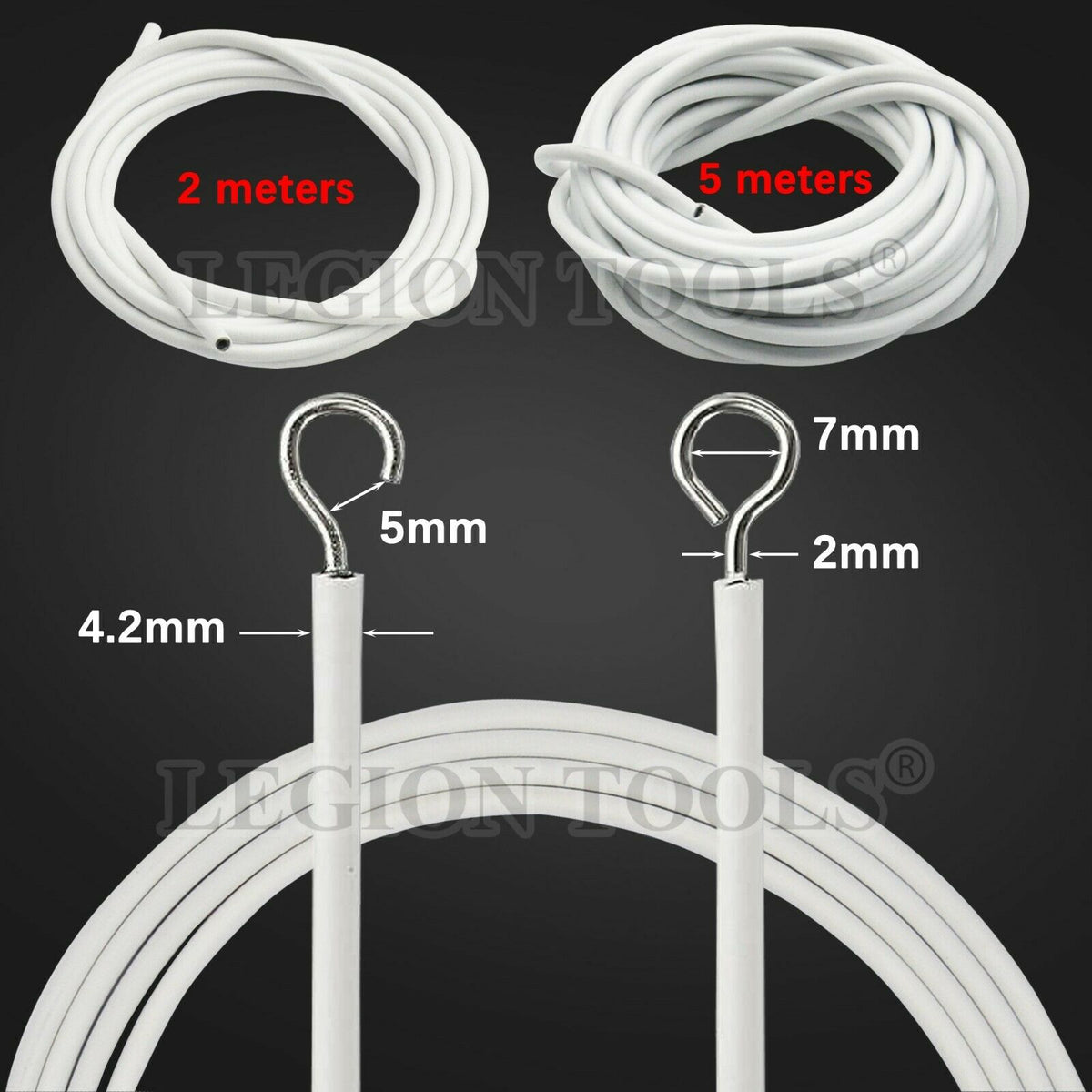 Expanding Curtain Wire 2m & 5m – Legion Warehouse