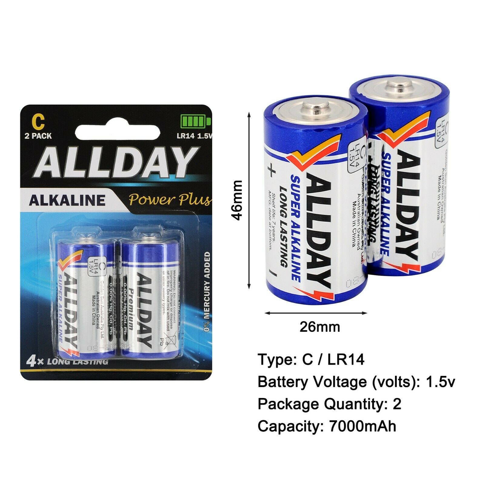 Alkaline Batteries AA / AAA / C / D / 9V – Legion Warehouse