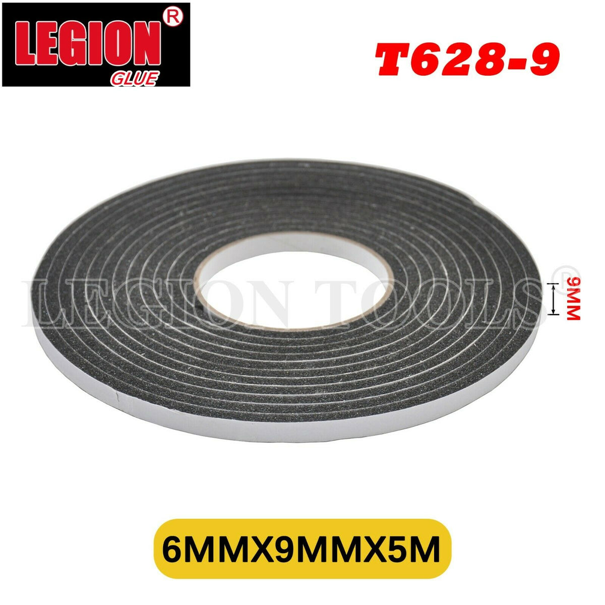 Self Adhesive Weather Seal 6MM x 9MM x 5M – Legion Warehouse