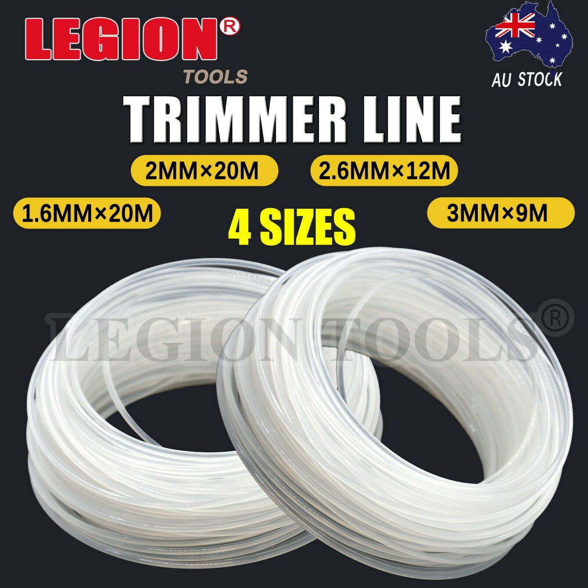 Trimmer Line 4 Sizes – Legion Warehouse