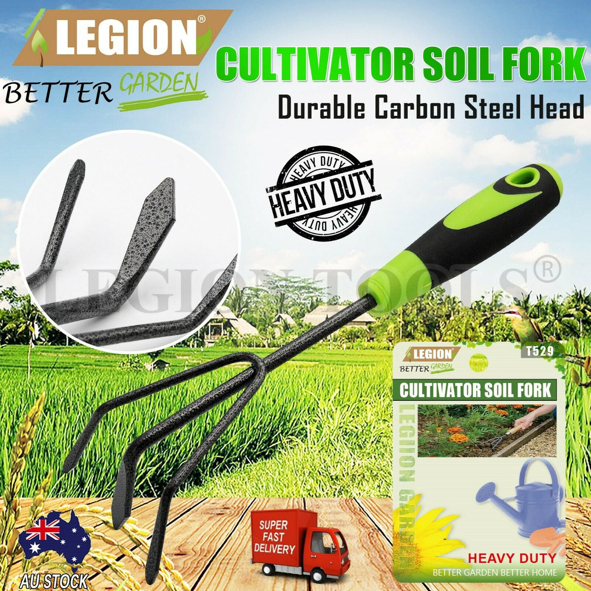 Garden Cultivator Soil Fork – Legion Warehouse