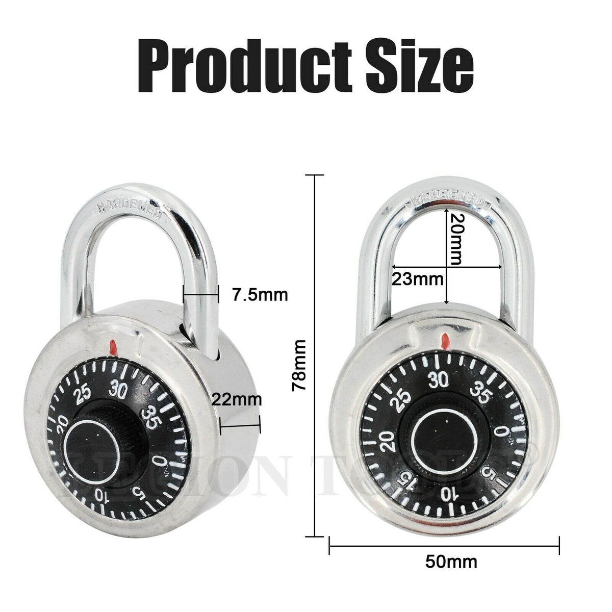 Combination Padlock 50mm – Legion Warehouse