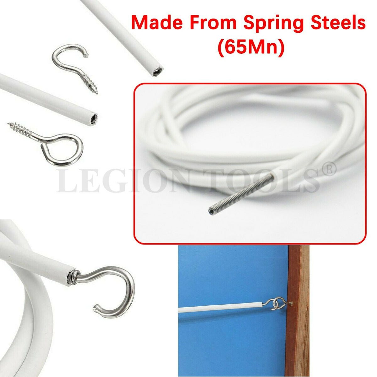Expanding Curtain Wire 2m & 5m – Legion Warehouse