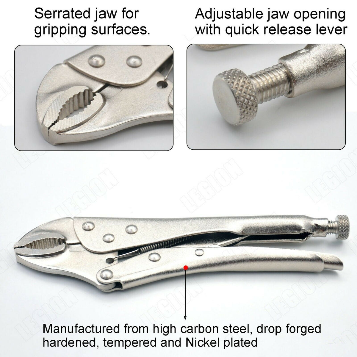 Locking Plier 10" 250mm – Legion Warehouse