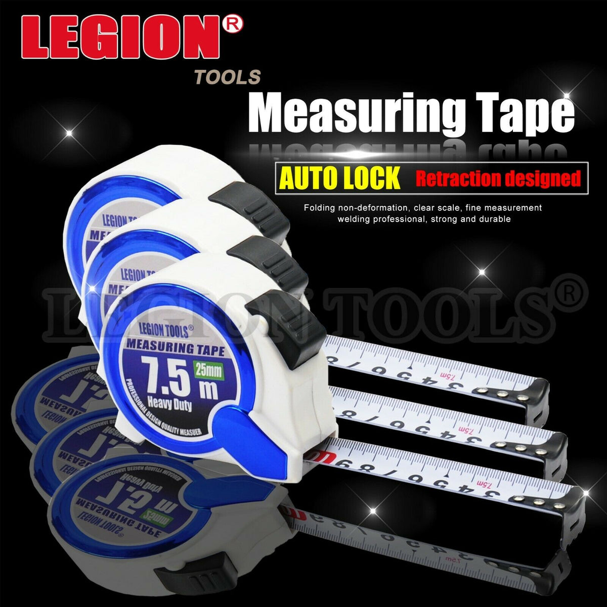 Measuring Tape 7.5M – Legion Warehouse