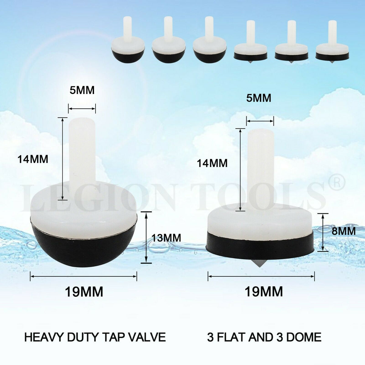 Nylon Tap Valves 12MM 6PCS/Pack – Legion Warehouse