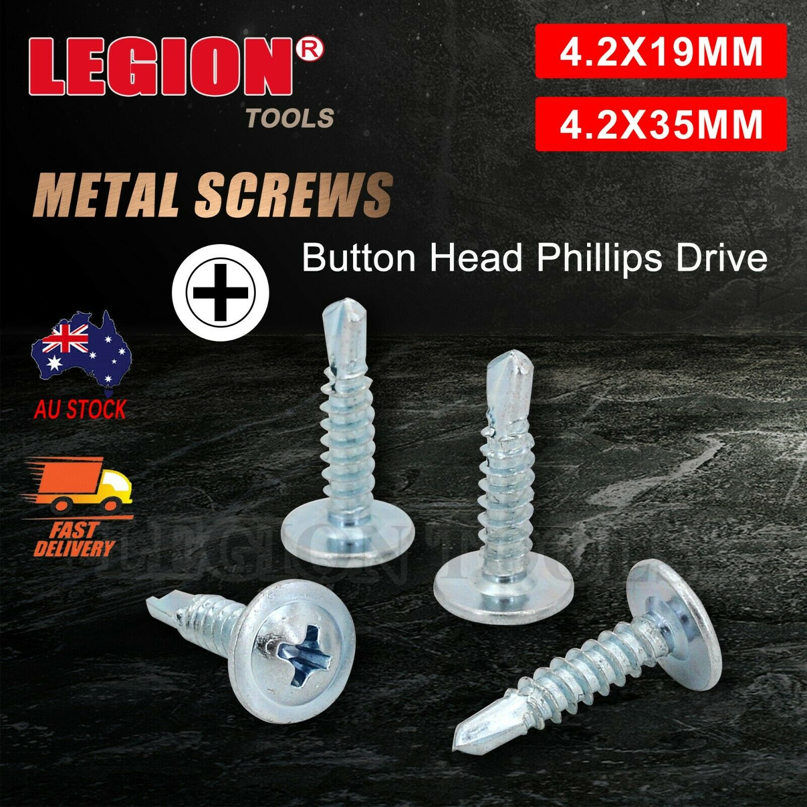 Metal Screws 2 Sizes – Legion Warehouse