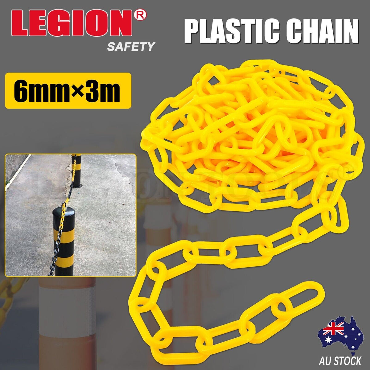 Plastic Chain 6mm × 3 meter – Legion Warehouse