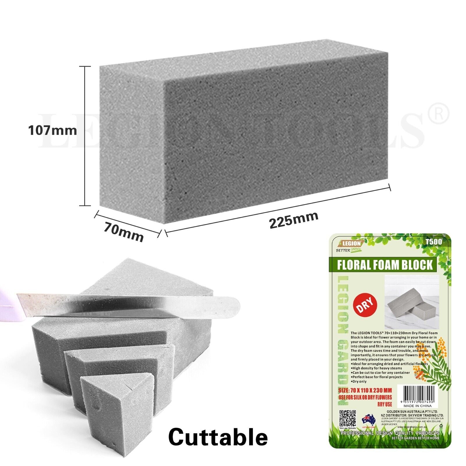 Dry Floral Foam Block – Legion Warehouse