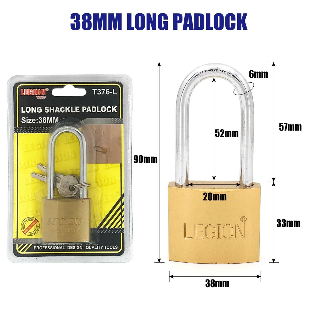 Padlock 20/25/32/38/48/61mm 6 Sizes – Legion Warehouse