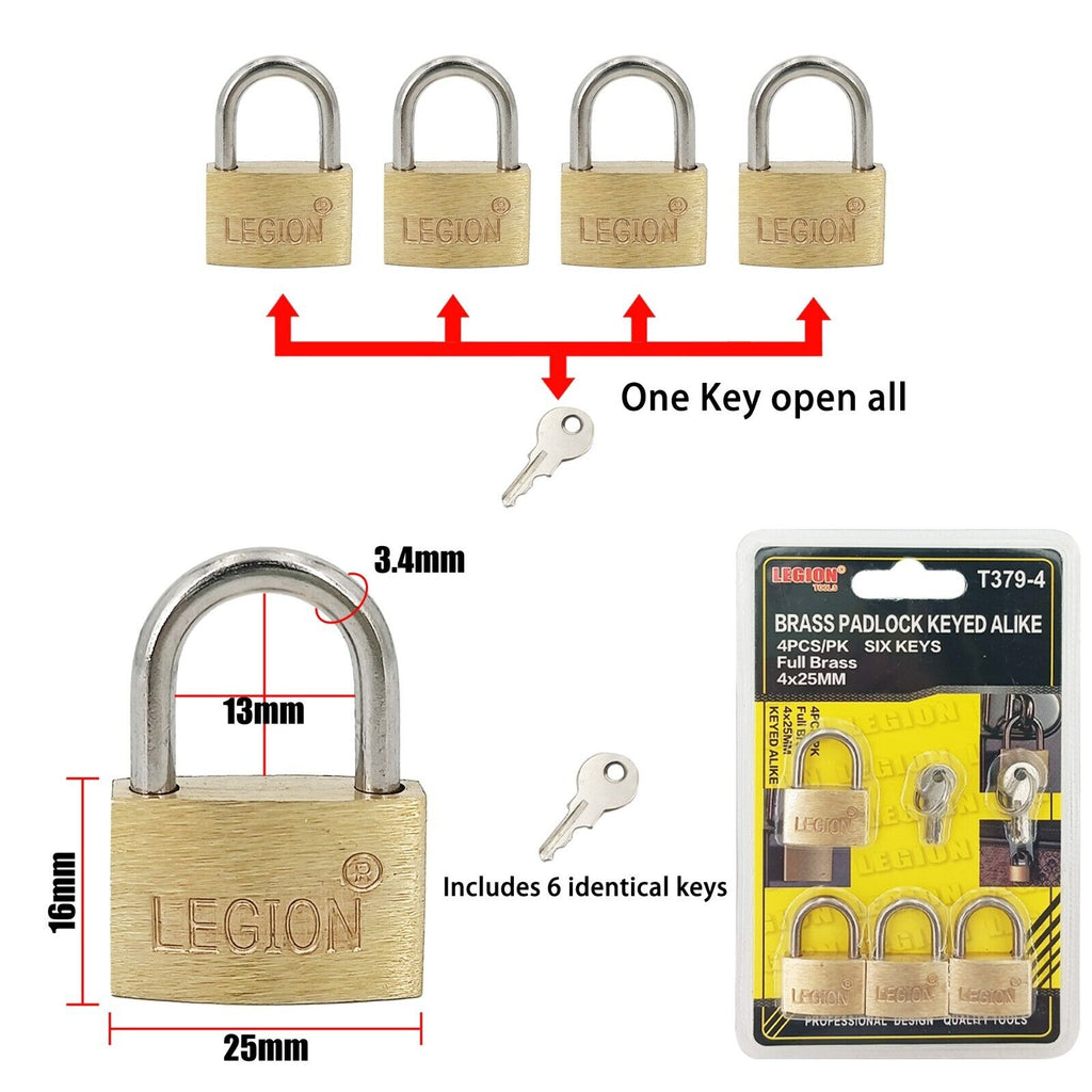 Brass Plated Mini Padlock 25mm – Legion Warehouse