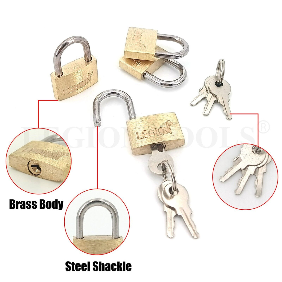 Brass Plated Mini Padlock 25mm – Legion Warehouse