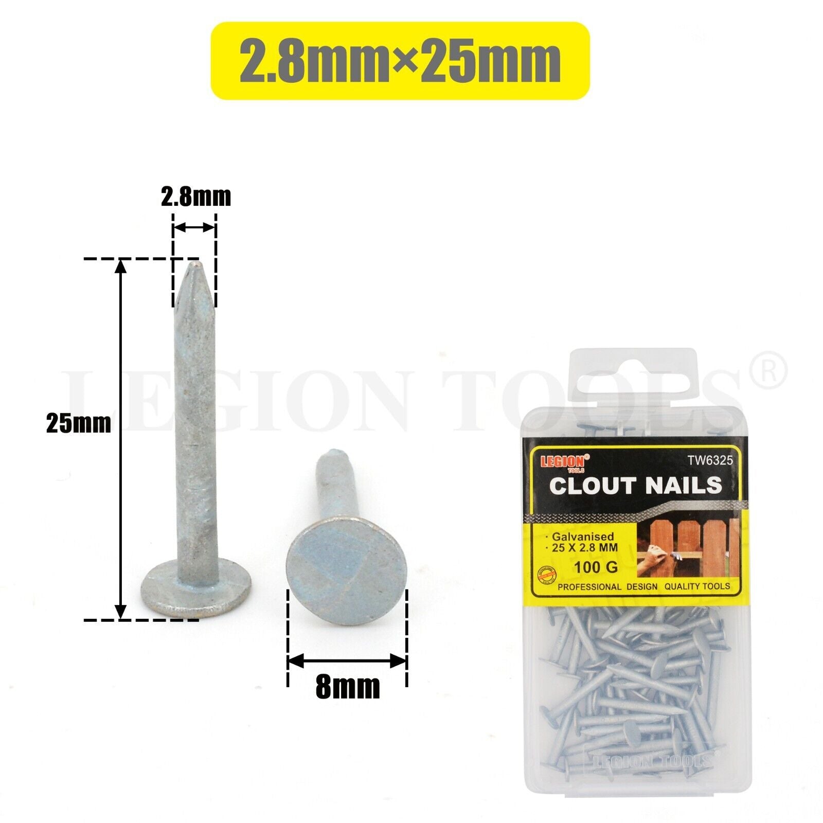 Clout Nails 2 Sizes – Legion Warehouse