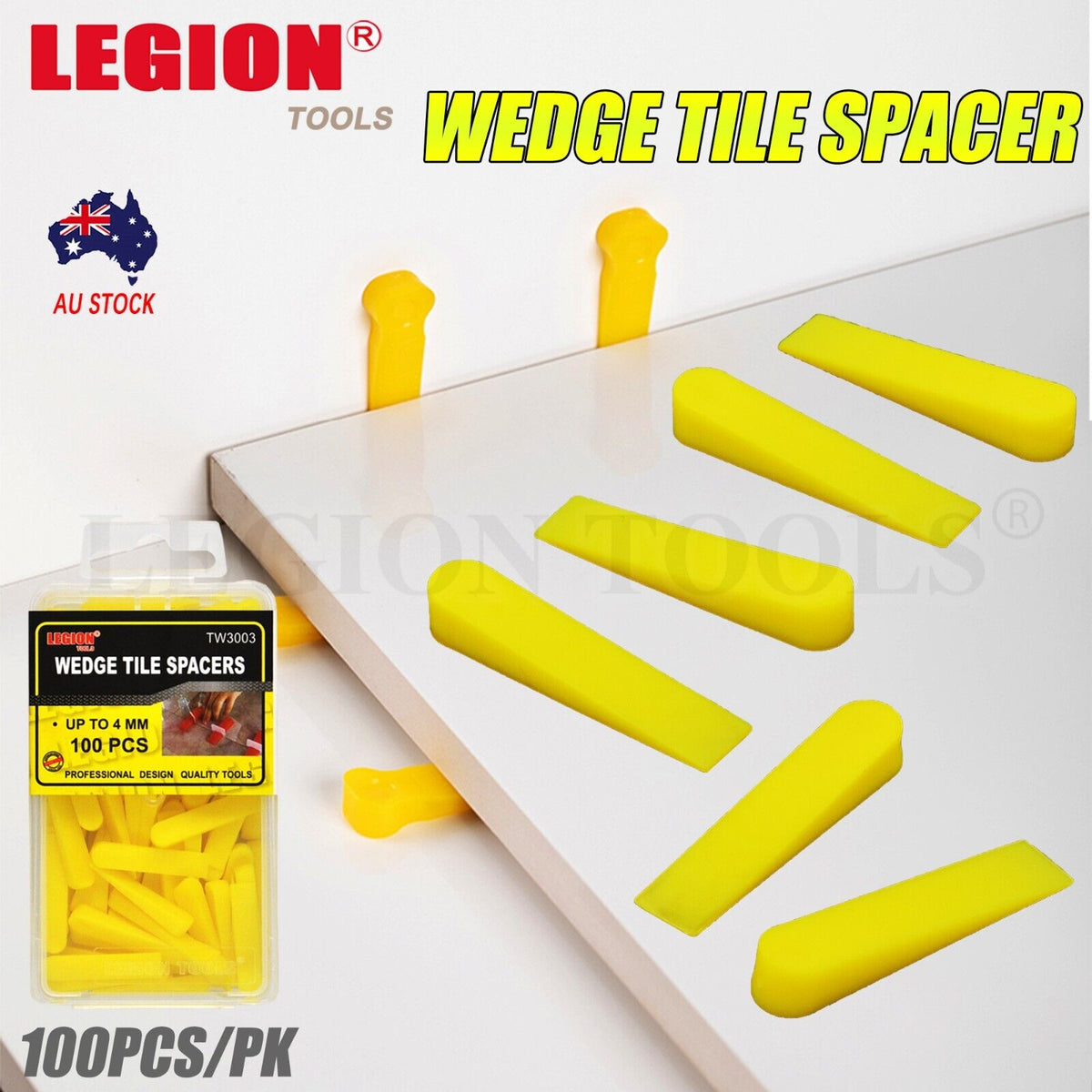 Small Wedge Tile Spacers 100PCS/Pack – Legion Warehouse