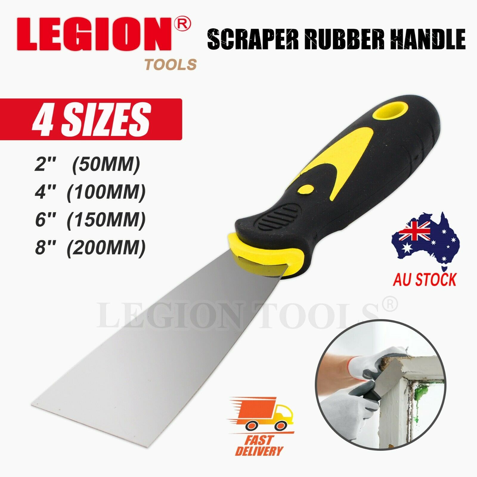 Scraper Rubber Handle 4 Sizes – Legion Warehouse