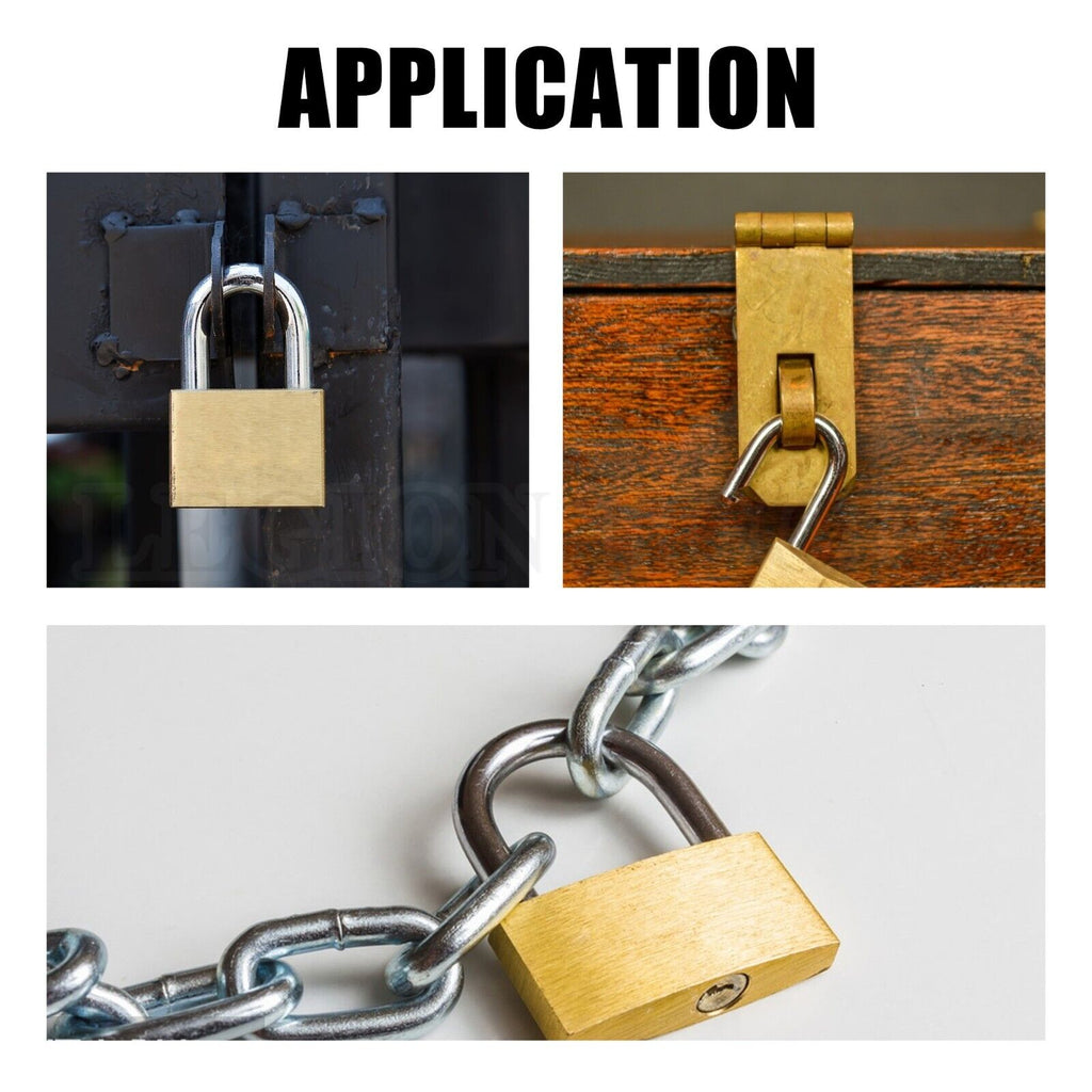 Brass Plated Mini Padlock 25mm – Legion Warehouse