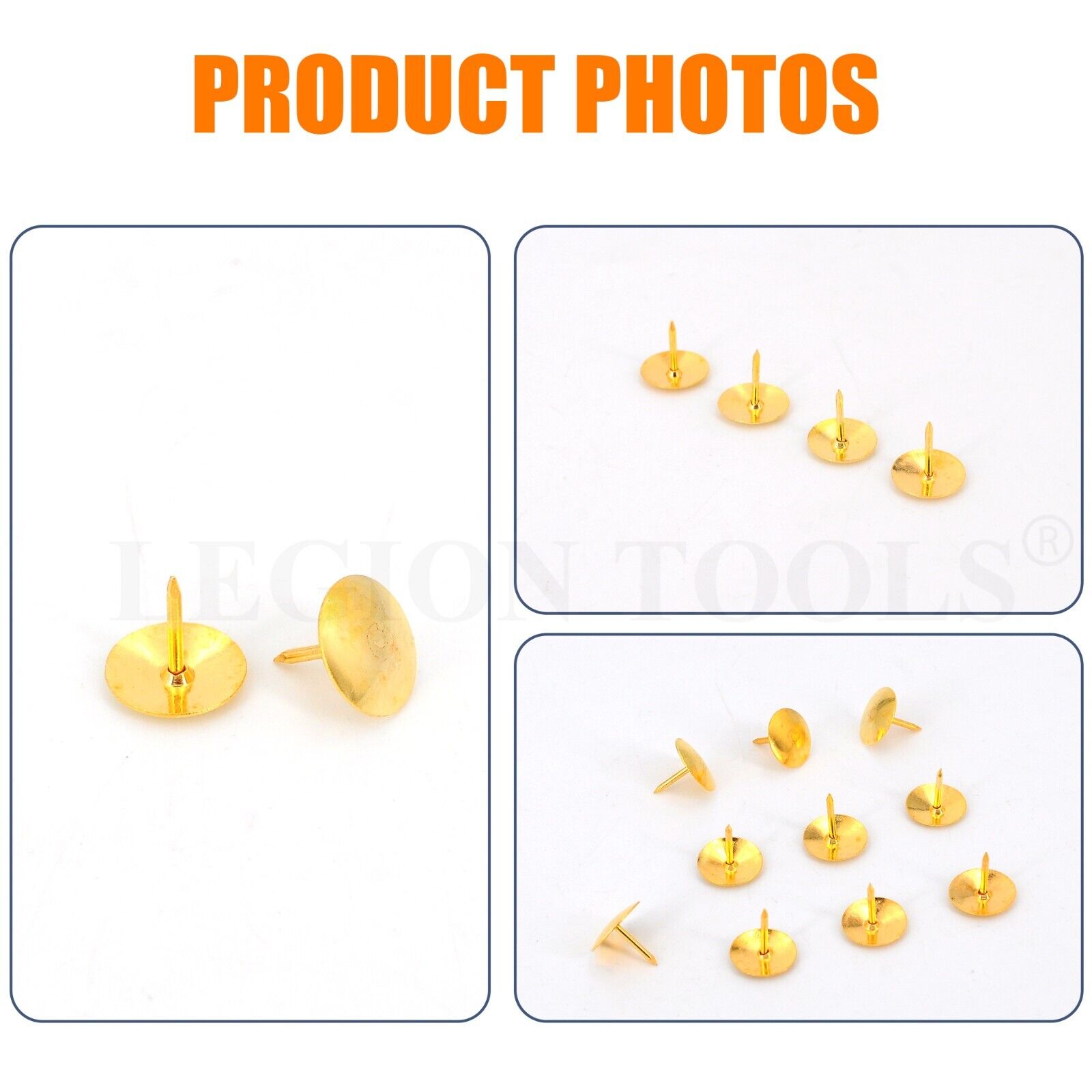 Push Pin Clip Thumb Tacks With Case 100PCS/PK – Legion Warehouse