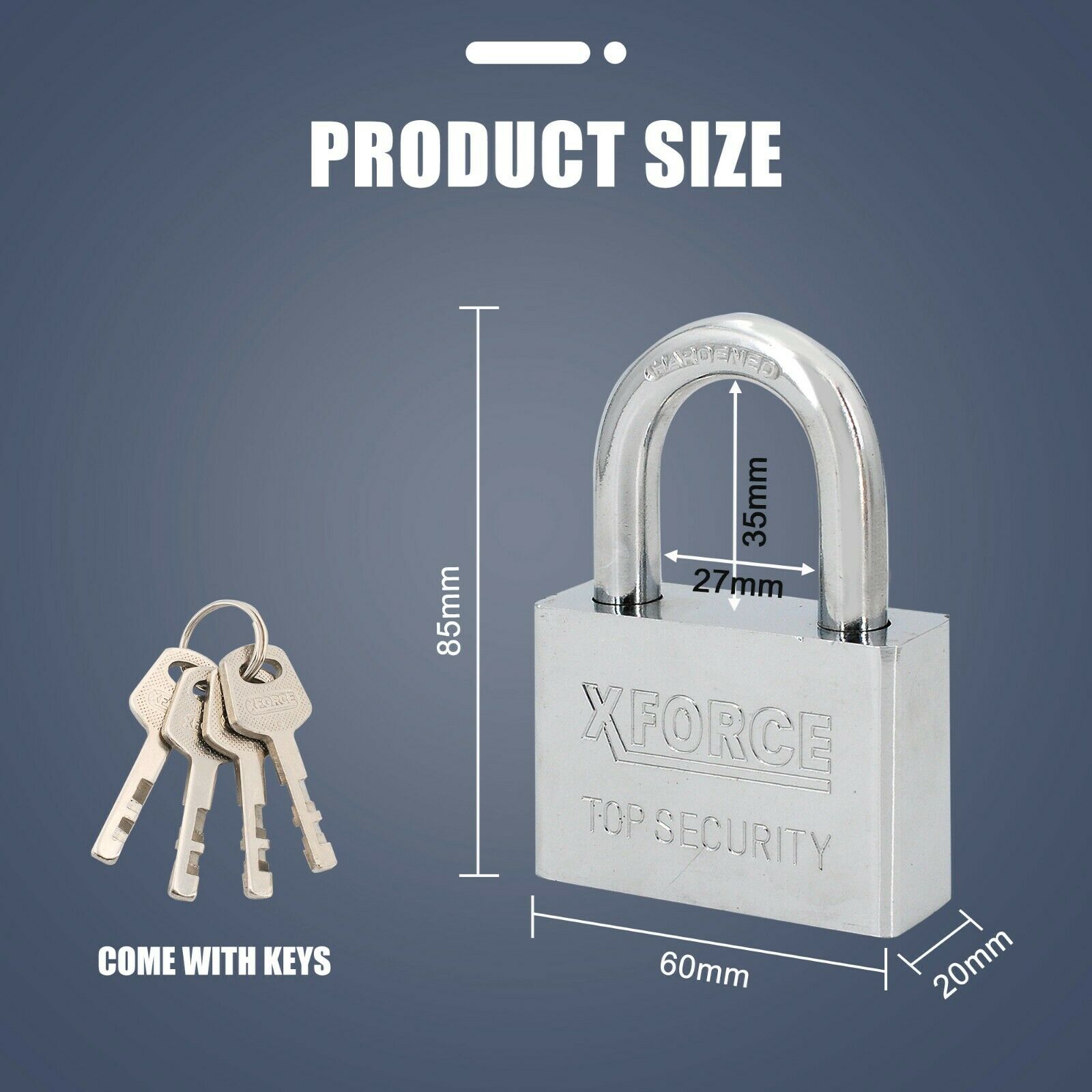Top Security Padlock 60mm – Legion Warehouse
