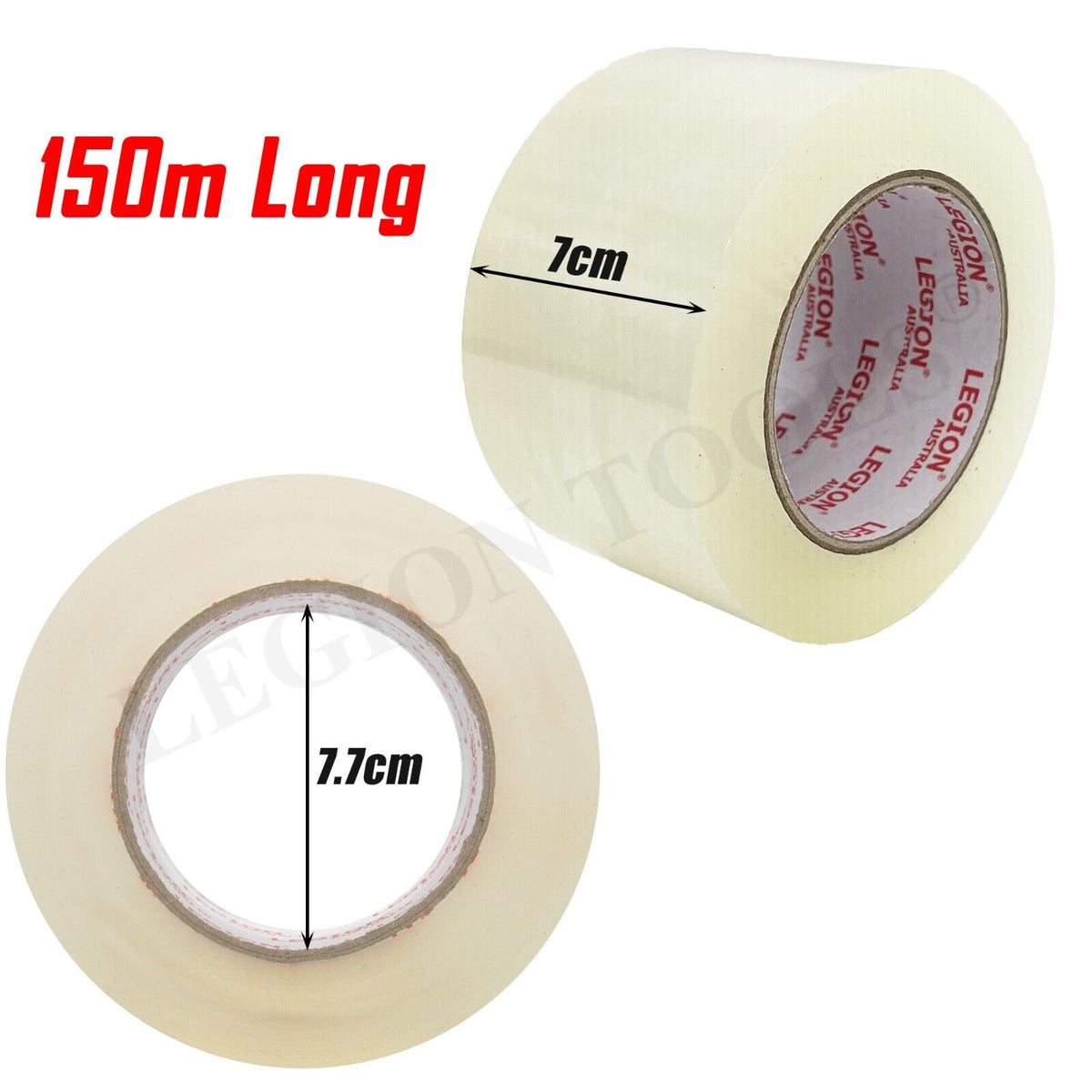 Packing Tape Extra Wide Clear 70mm x150M – Legion Warehouse
