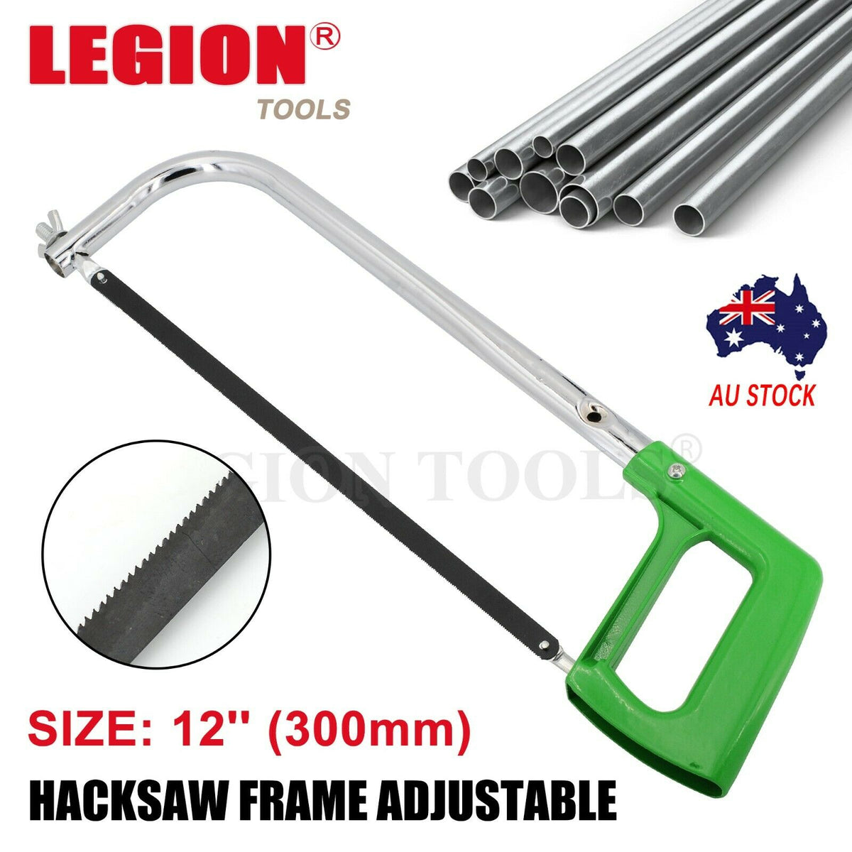 Hacksaw Frame Adjustable 300mm – Legion Warehouse